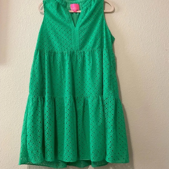 Vera Bradley | Dresses | Lilly Pulitzer Novella Eyelet Aline Dress ...